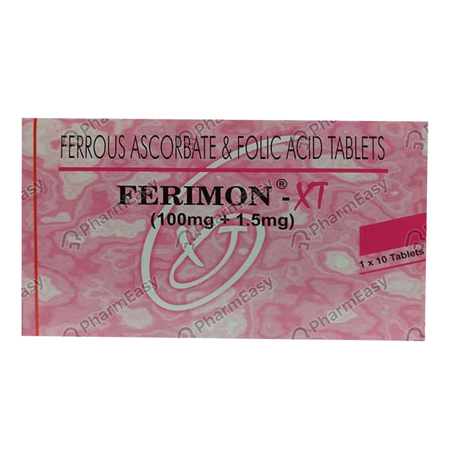 Ferimon Xt 100/1.5 Mg Tablet 10 - Uses, Side Effects, Dosage ...
