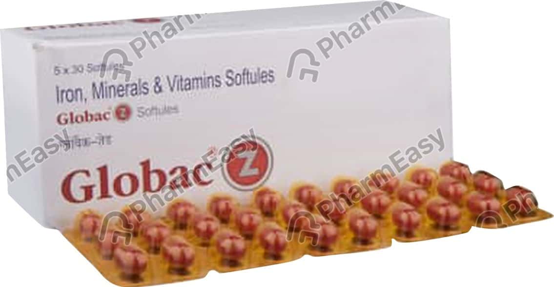 Globac Z Strip Of 60 Softules: Uses, Side Effects, Price & Dosage ...