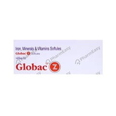 Globac Z Strip Of 60 Capsules - Uses, Side Effects, Dosage, Composition ...