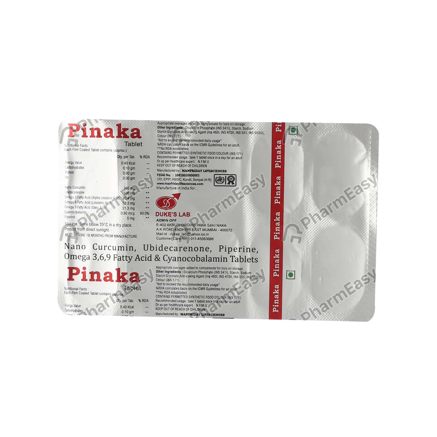 Buy Pinaka Tab 10'S Online at Flat 18% OFF* | PharmEasy