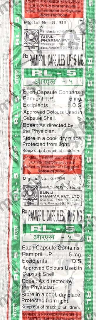 Rl 5 MG Capsule (10): Uses, Side Effects, Price & Dosage | PharmEasy