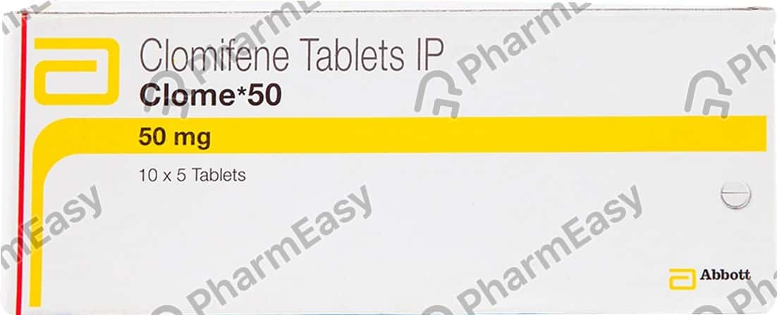 Clome 50 MG Tablet (10): Uses, Side Effects, Price & Dosage | PharmEasy