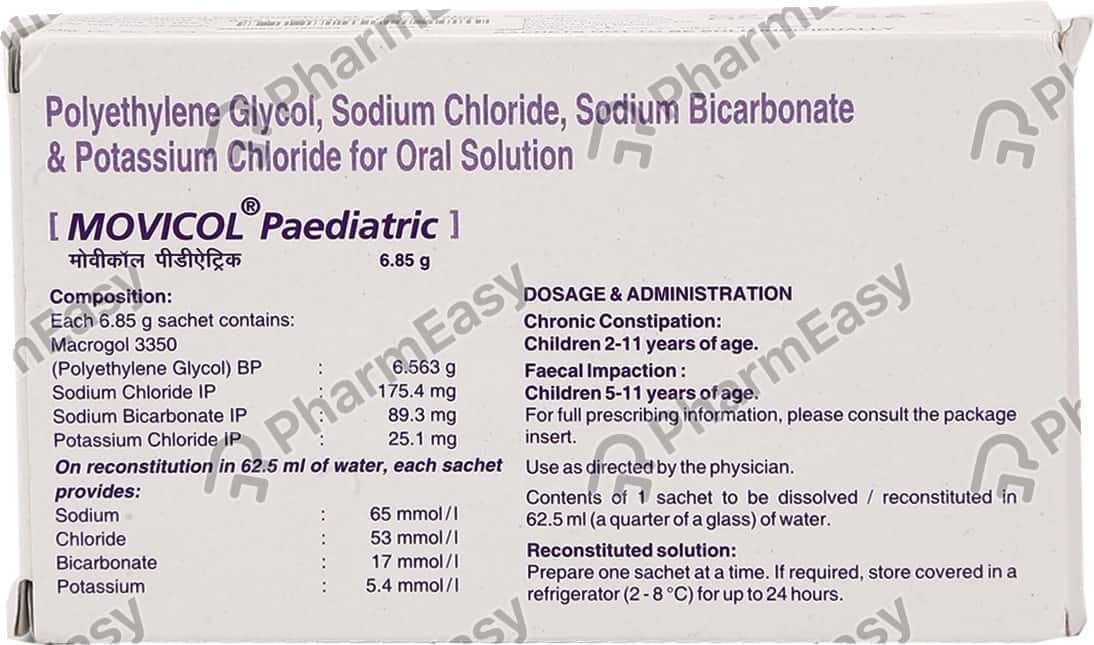 Buy Movicol Paediatric Sachet Of 6.85gm Powder (Pack Of 3) Online at ...