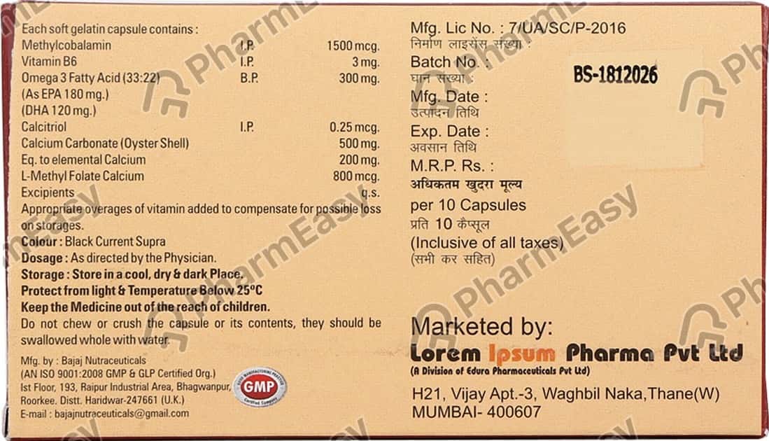 Buy Mega Os Strip Of 10 Capsules Online at Flat 15% OFF | PharmEasy