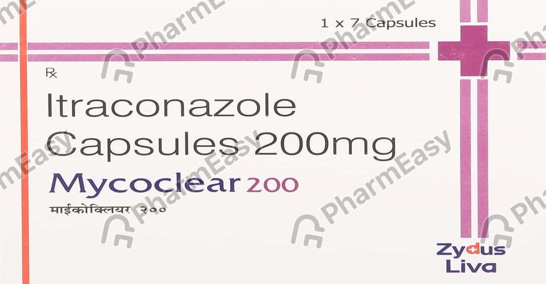 Mycoclear 200 MG Capsule (7): Uses, Side Effects, Price & Dosage ...