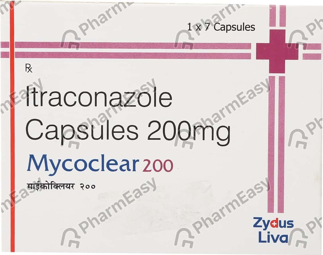 Mycoclear 200 MG Capsule (7): Uses, Side Effects, Price & Dosage ...