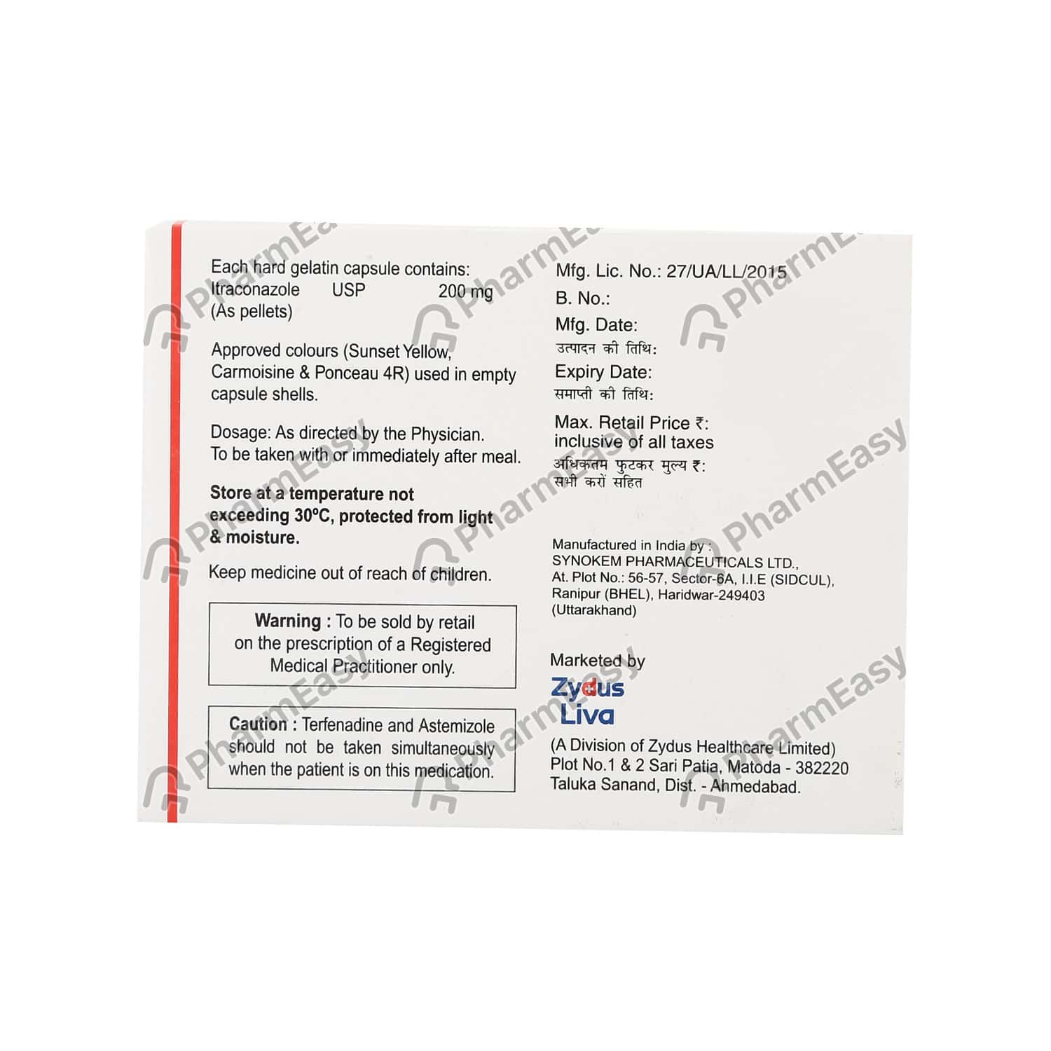 Mycoclear 200 MG Capsule (7) - Uses, Side Effects, Dosage, Composition ...