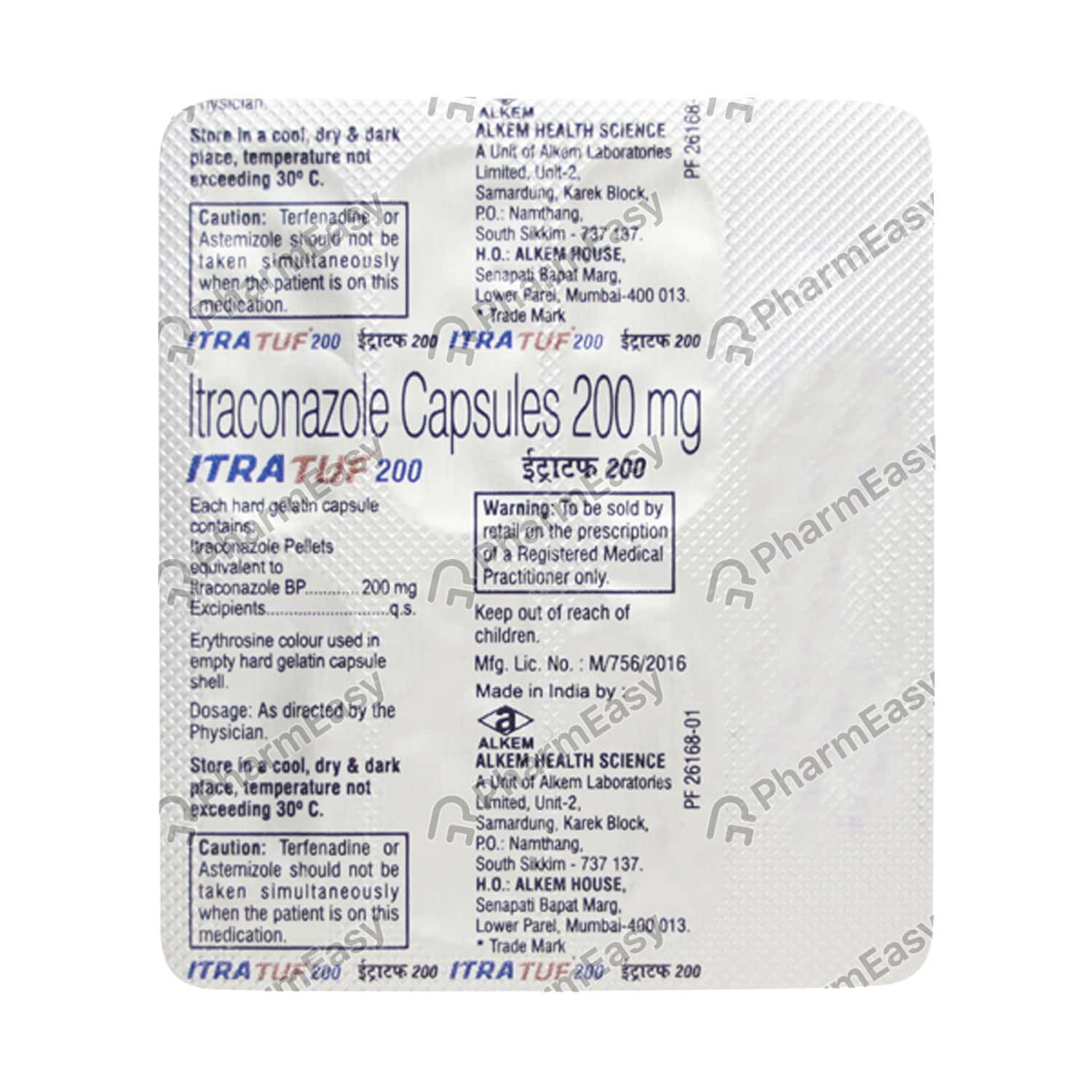 Itratuf 200 MG Capsule (7): Uses, Side Effects, Price & Dosage | PharmEasy