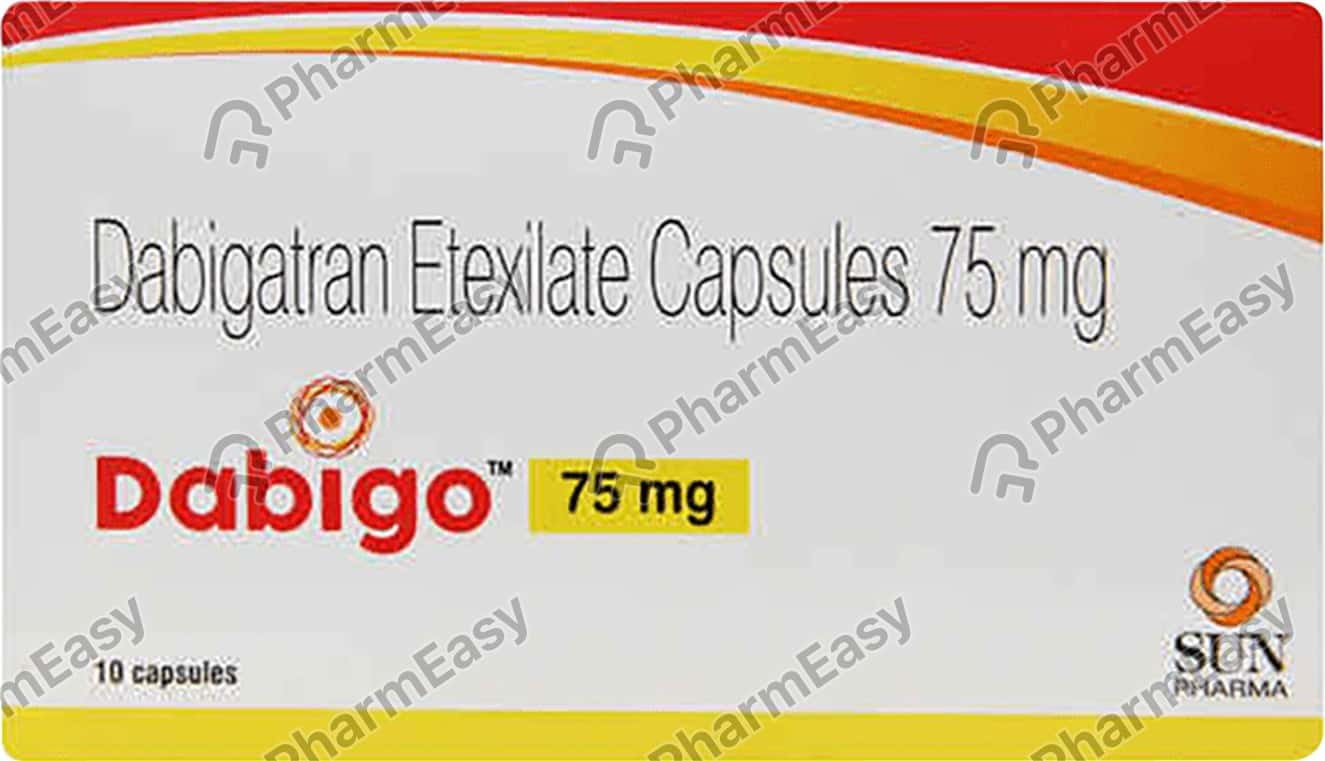 Dabigo 75 MG Capsule (10): Uses, Side Effects, Price & Dosage | PharmEasy
