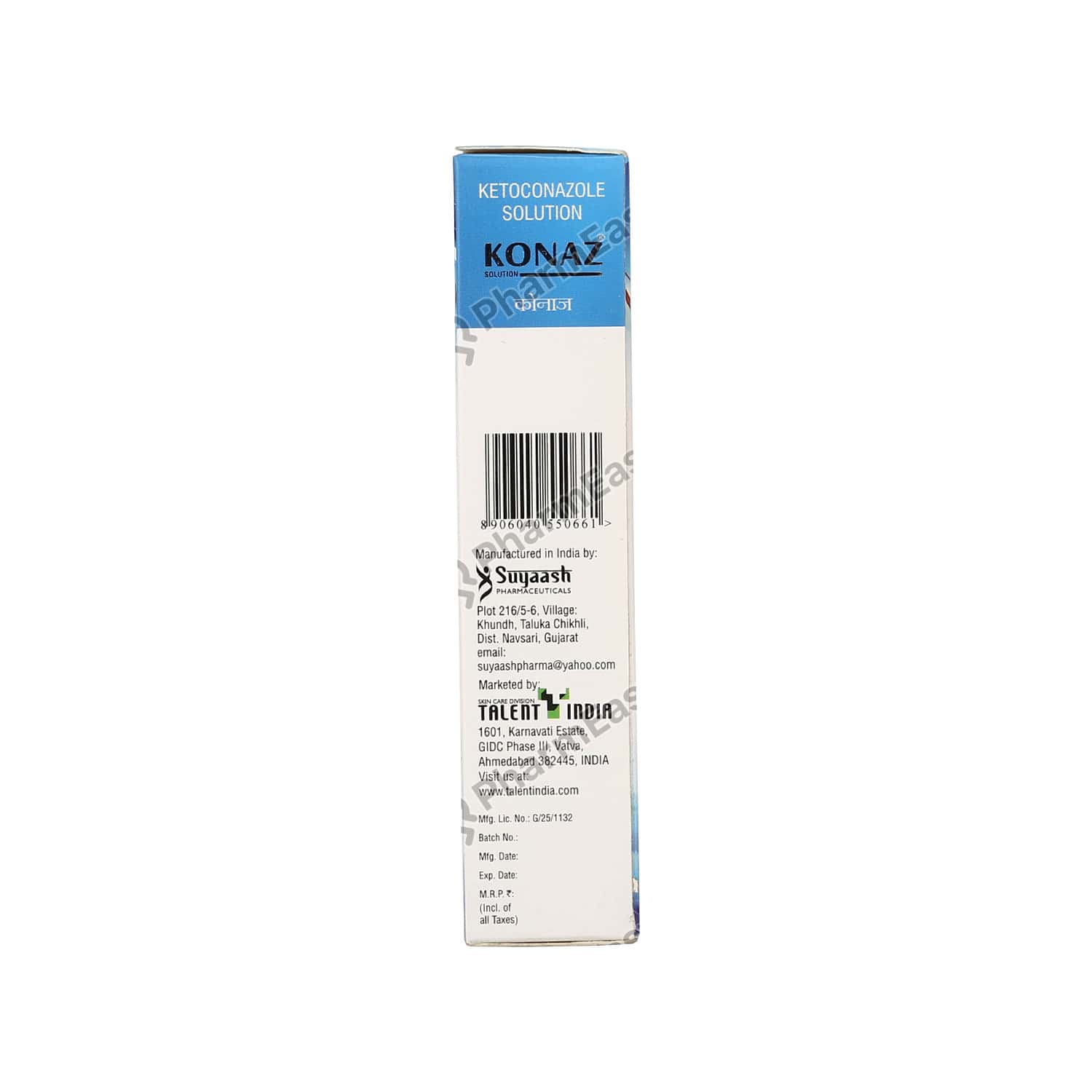Buy Konaz 200 MG Skin Solution (50) Online at Flat 18% OFF* | PharmEasy