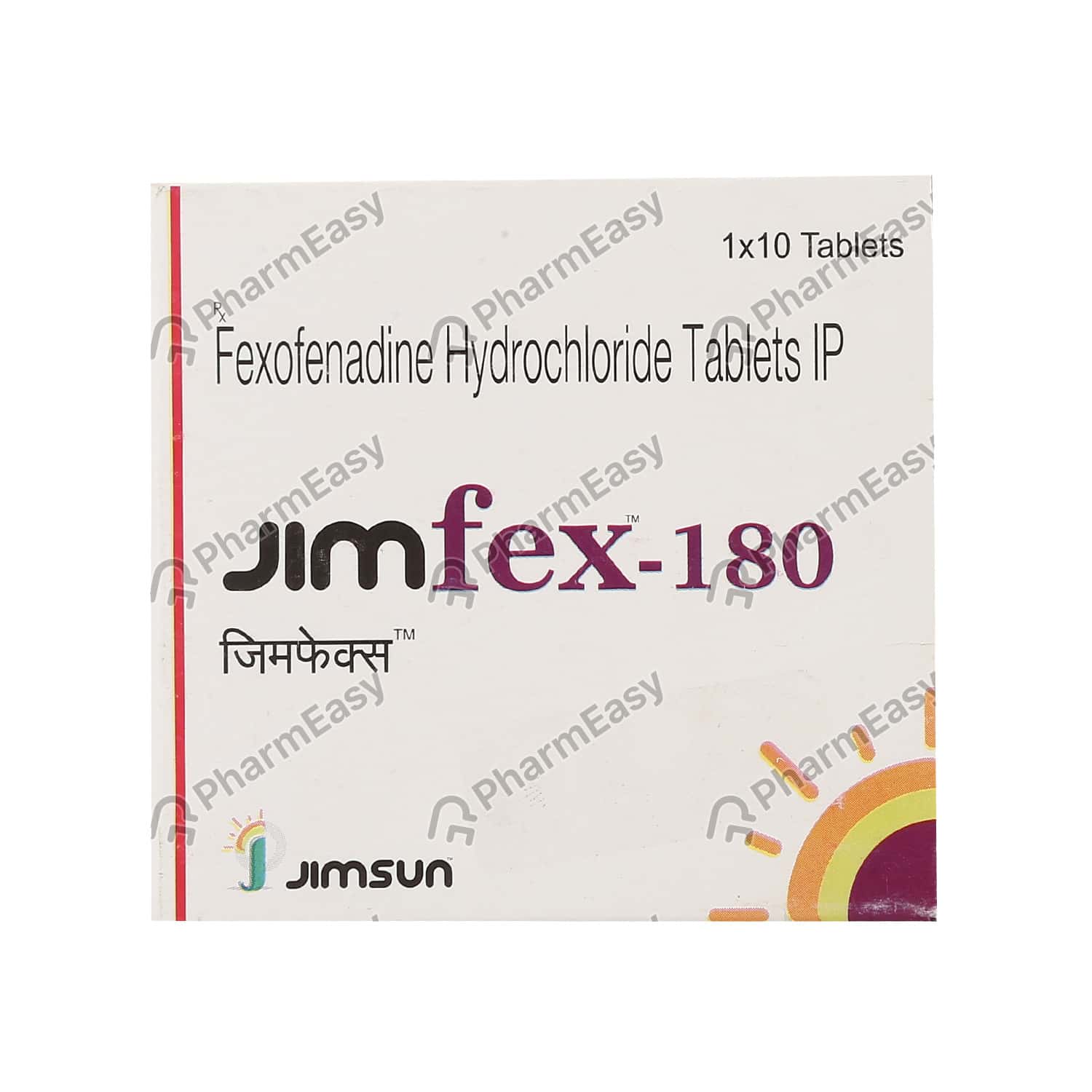 Jimfex 180 MG Tablet (10): Uses, Side Effects, Price, Dosage ...