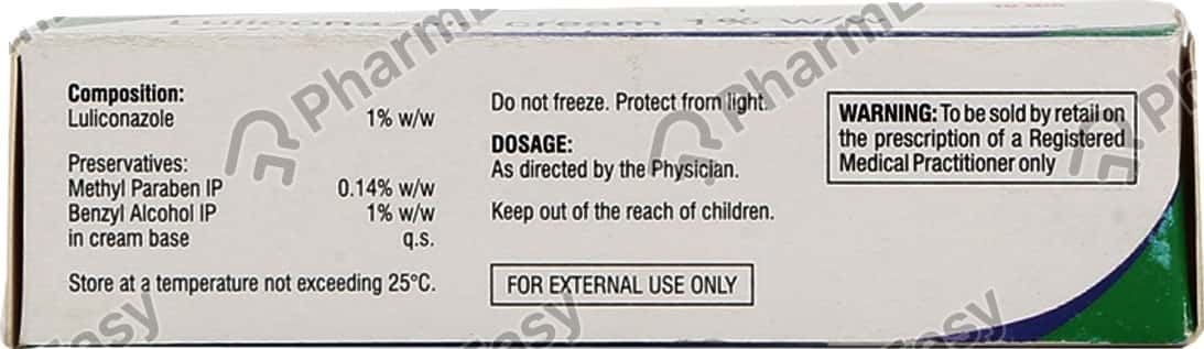Lulirx 1 %W/W Cream (10): Uses, Side Effects, Price & Dosage | PharmEasy