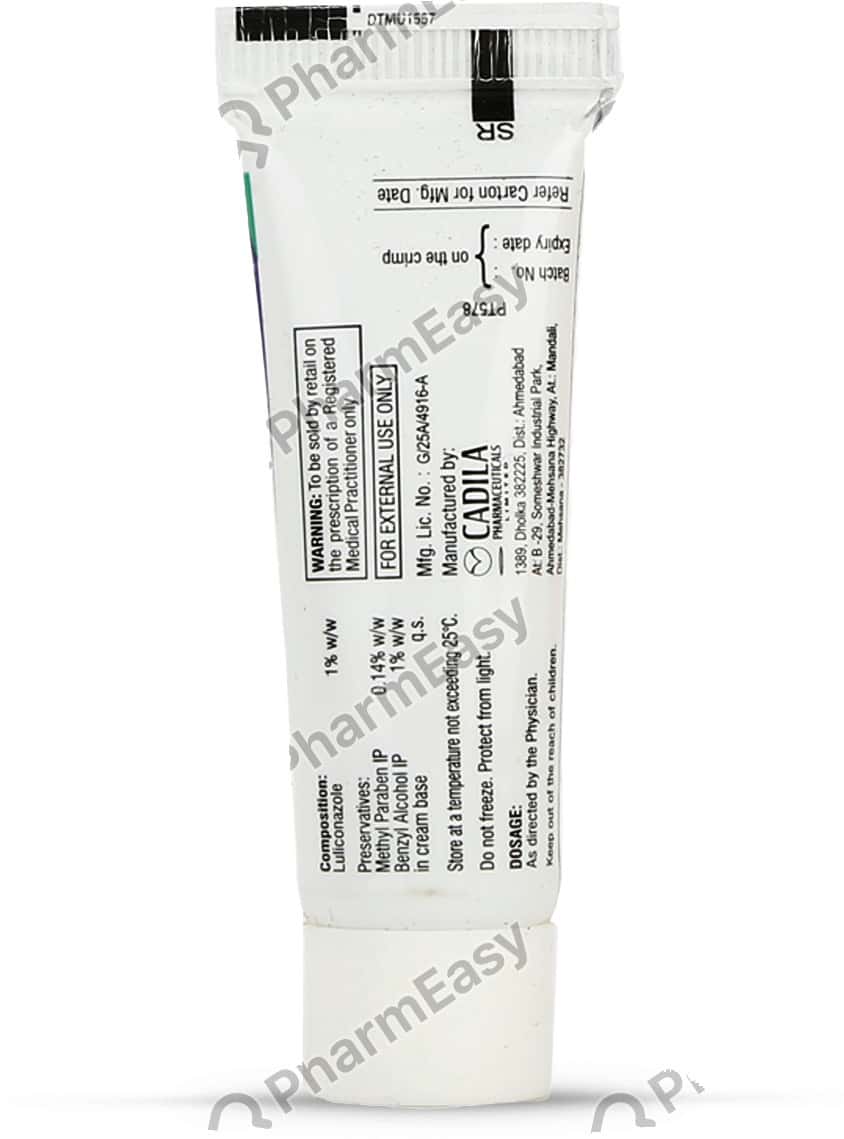 Lulirx 1 %W/W Cream (10): Uses, Side Effects, Price & Dosage | PharmEasy