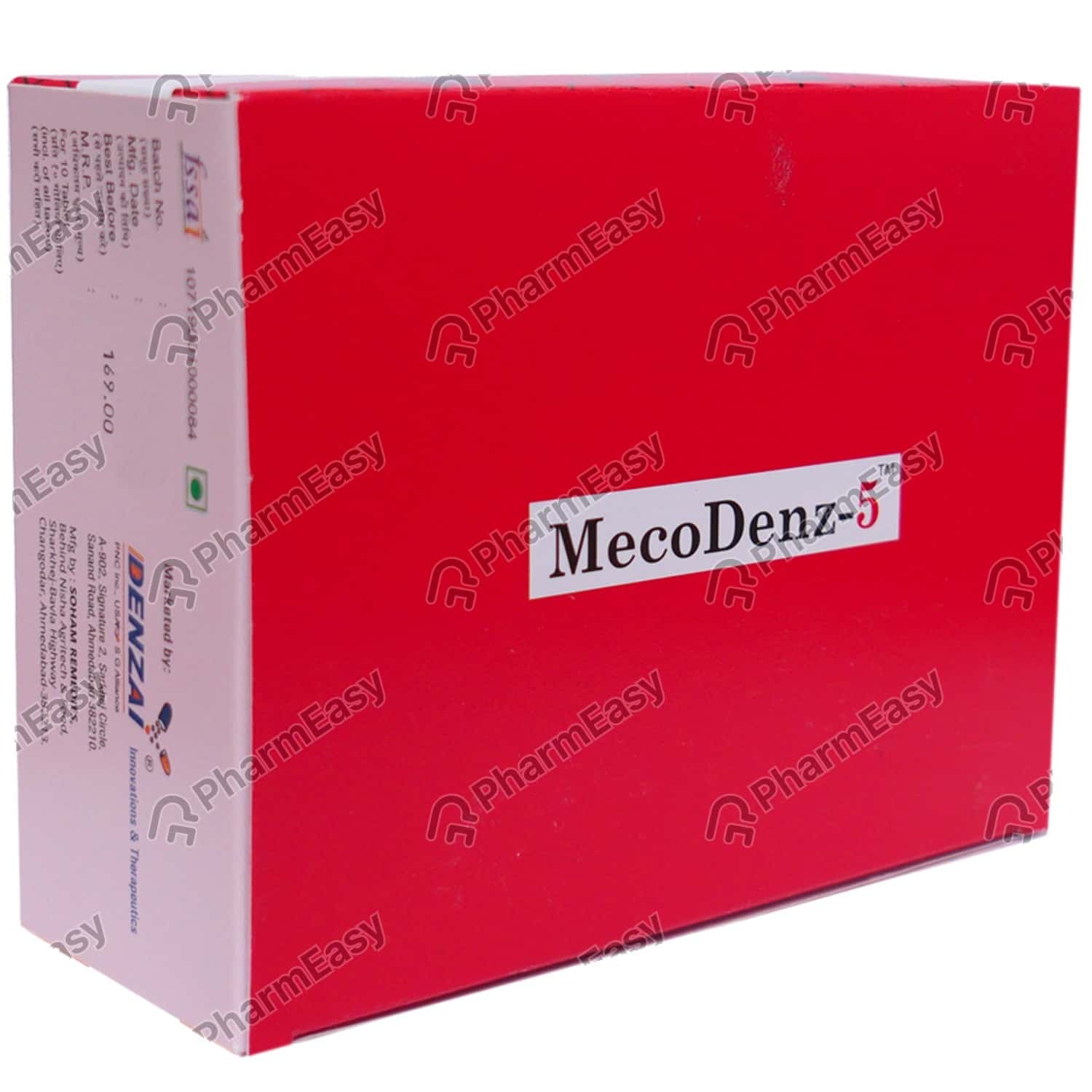 Mecodenz 5000 MCG Tablet (10): Uses, Side Effects, Price & Dosage ...