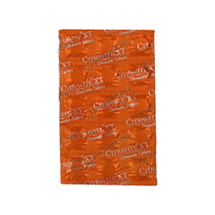 Buy Citravite Xt Orange Flavour Strip Of 15 Chewable Tablets Online at ...