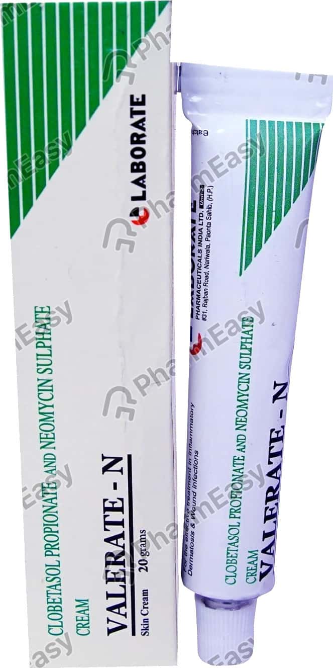 Buy Valerate N Cream 20gm Online at Flat 15% OFF | PharmEasy