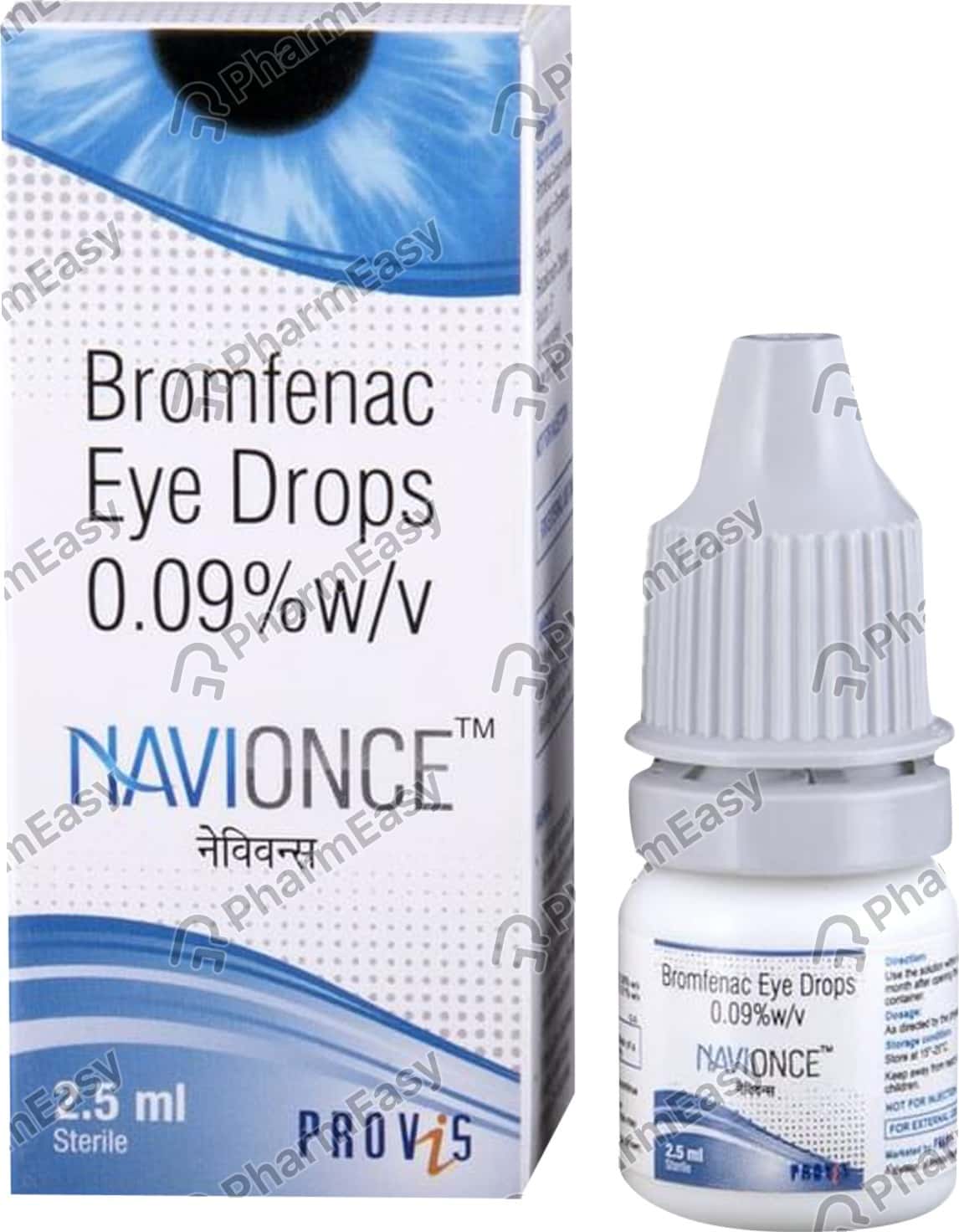 Navionce 0.09 % Eye Drop (2.5): Uses, Side Effects, Price & Dosage ...