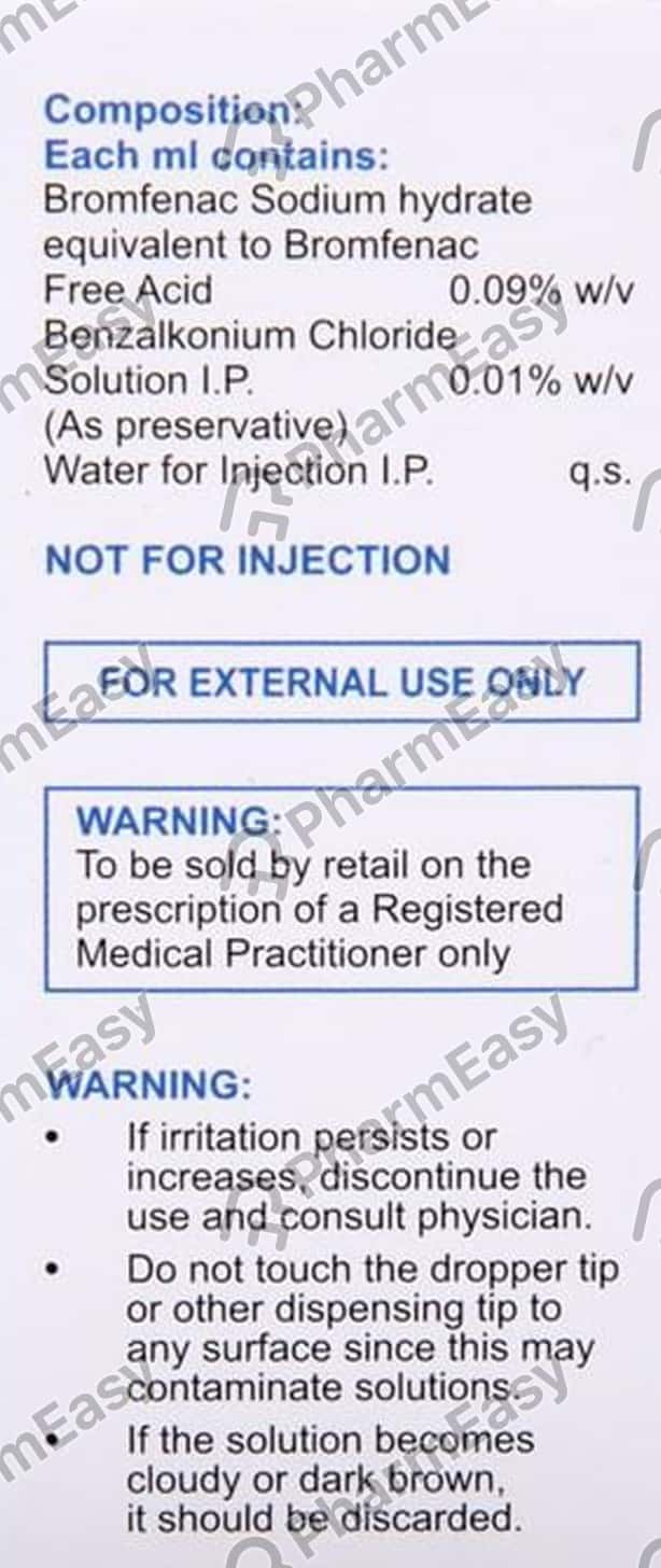 Navionce 0.09 % Eye Drop (2.5): Uses, Side Effects, Price & Dosage ...