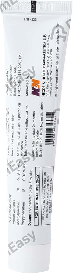 Lzhh 1 %W/W Cream (30): Uses, Side Effects, Price & Dosage | PharmEasy