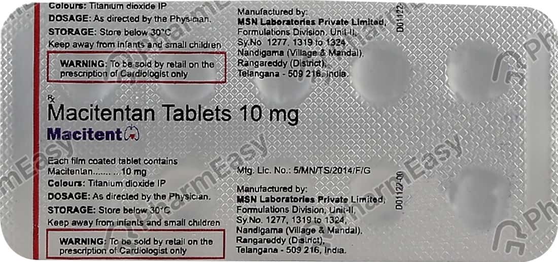 Buy Macitent 10 MG Tablet (10) Online at Flat 15% OFF | PharmEasy