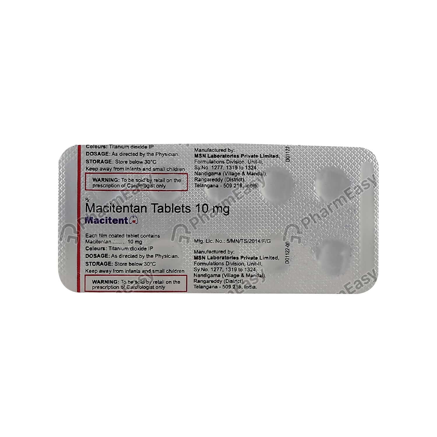 Buy Macitent 10 MG Tablet (10) Online at Flat 18% OFF* | PharmEasy