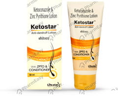 Ketostar Tube Of 50ml Anti Dandruff Lotion: Uses, Side Effects, Price ...