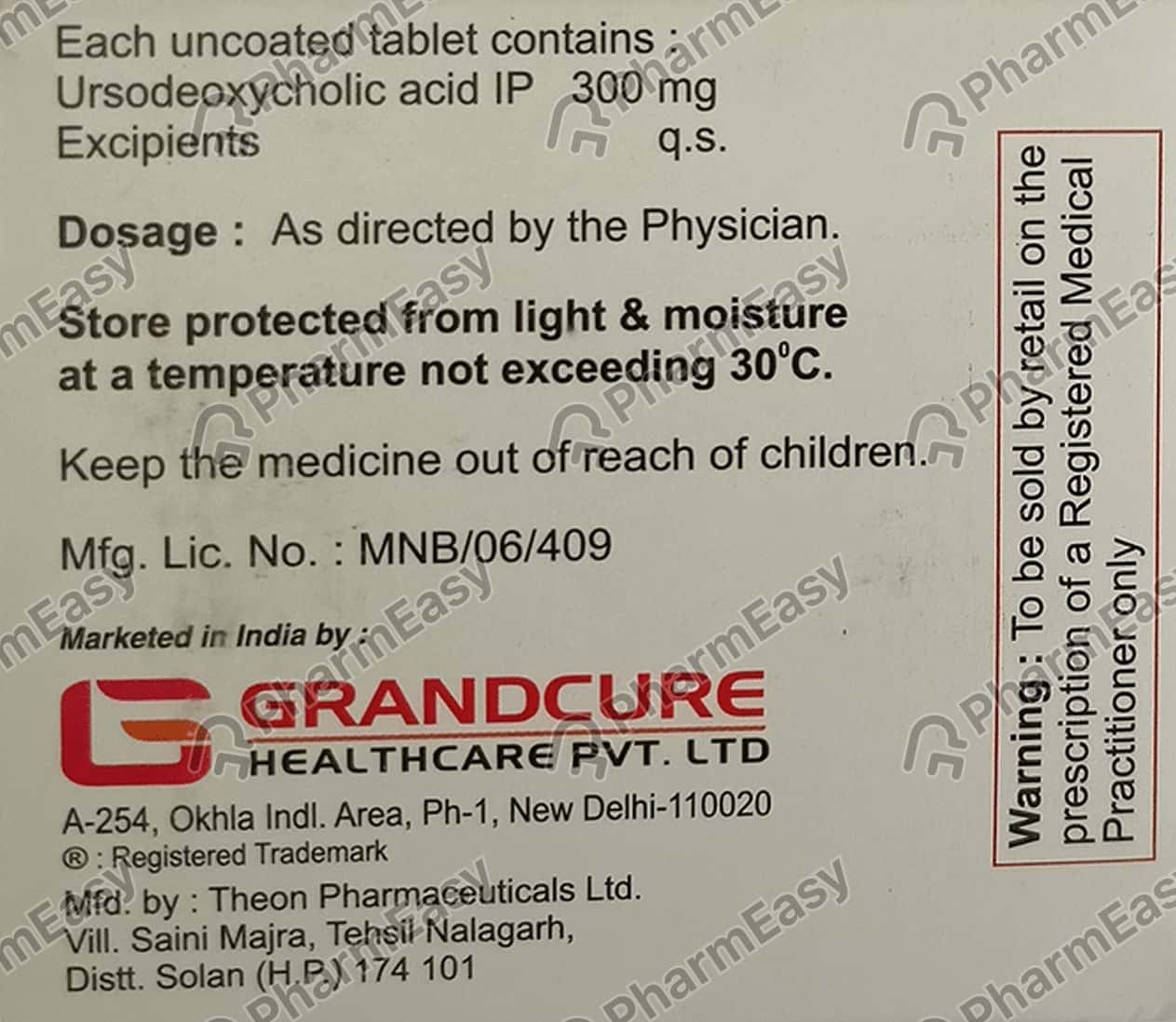 Udigrand 300 MG Tablet (10): Uses, Side Effects, Price & Dosage | PharmEasy
