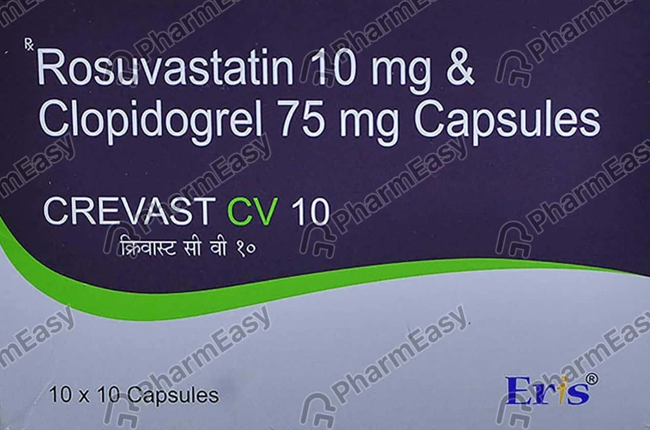 Crevast Cv 10mg Strip Of 10 Capsules: Uses, Side Effects, Price ...