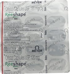 Reeshape 120 MG Capsule (15): Uses, Side Effects, Price & Dosage ...