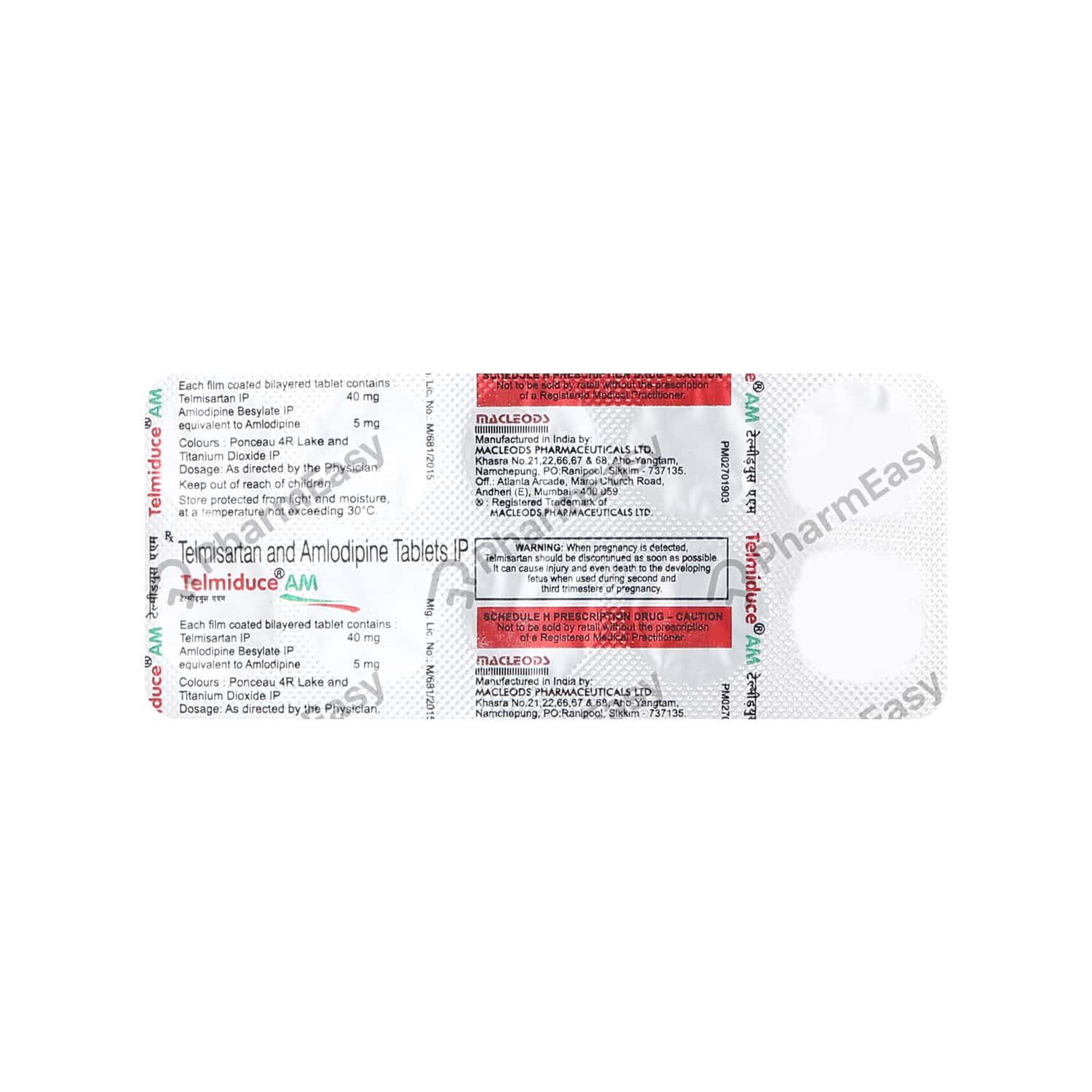 Buy Telmiduce Am Tab 10'S Online at Flat 18% OFF* | PharmEasy