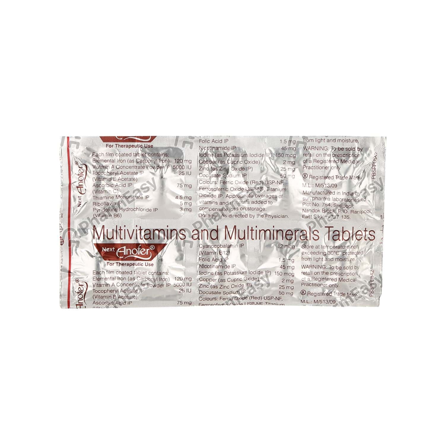 Buy Next Anofer Strip Of 10 Tablets Online at Flat 18% OFF* | PharmEasy