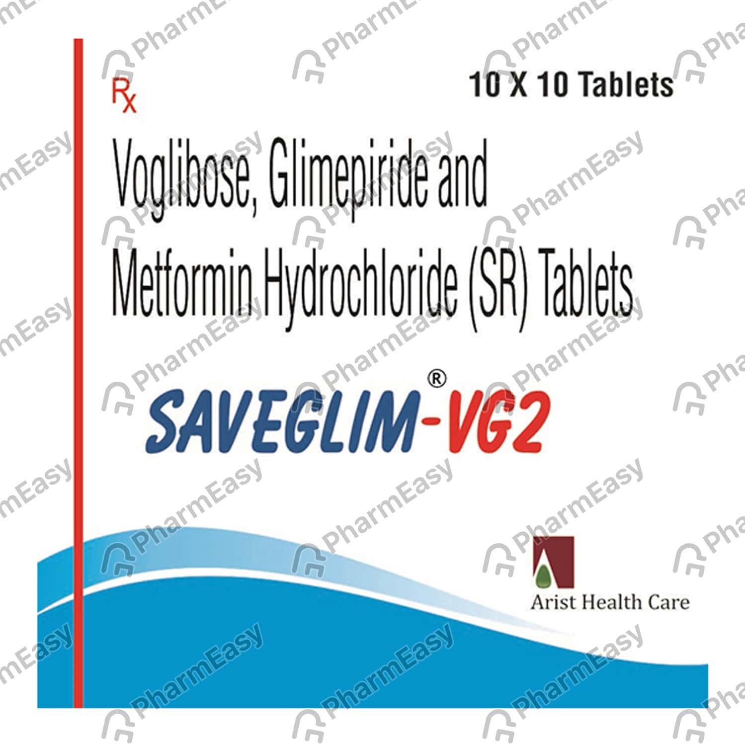 Saveglim Vg 2mg Strip Of 10 Tablets: Uses, Side Effects, Price & Dosage ...