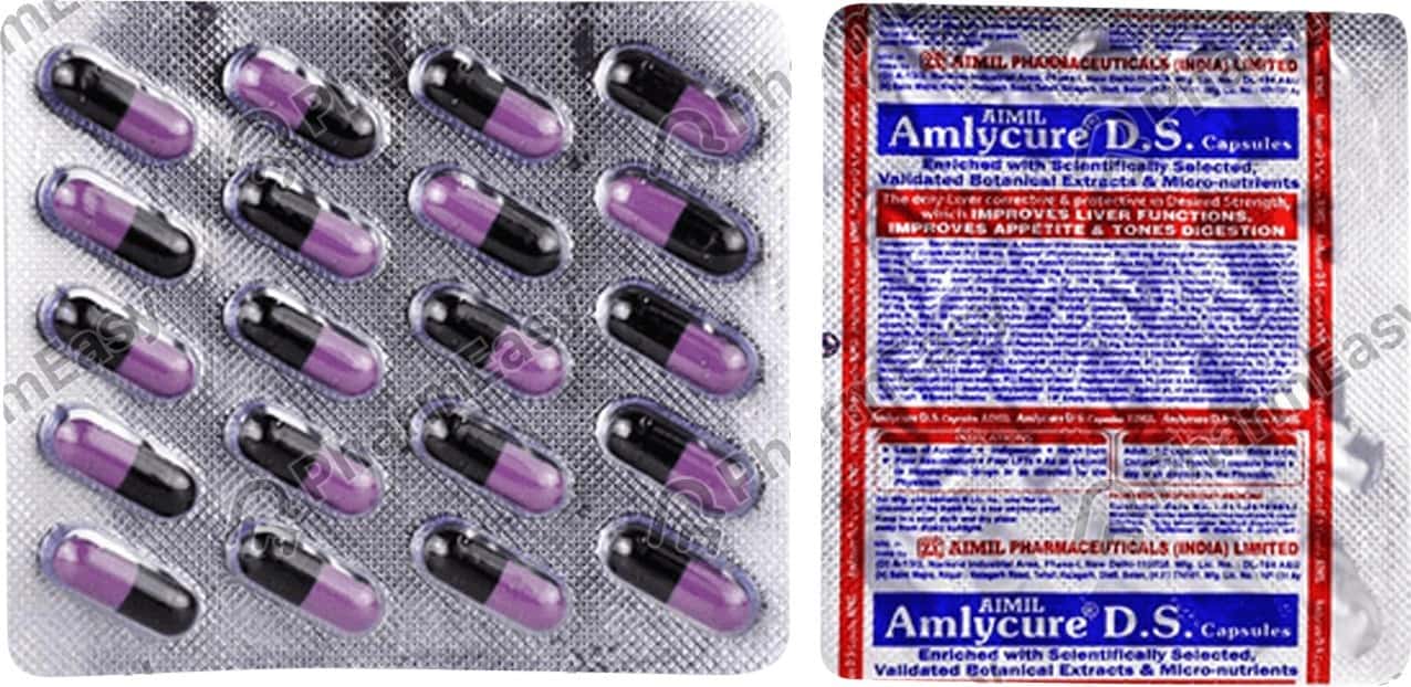 Buy AMLYCURE DS STRIP OF 20 CAPSULES Online & Get Upto 60% OFF at PharmEasy