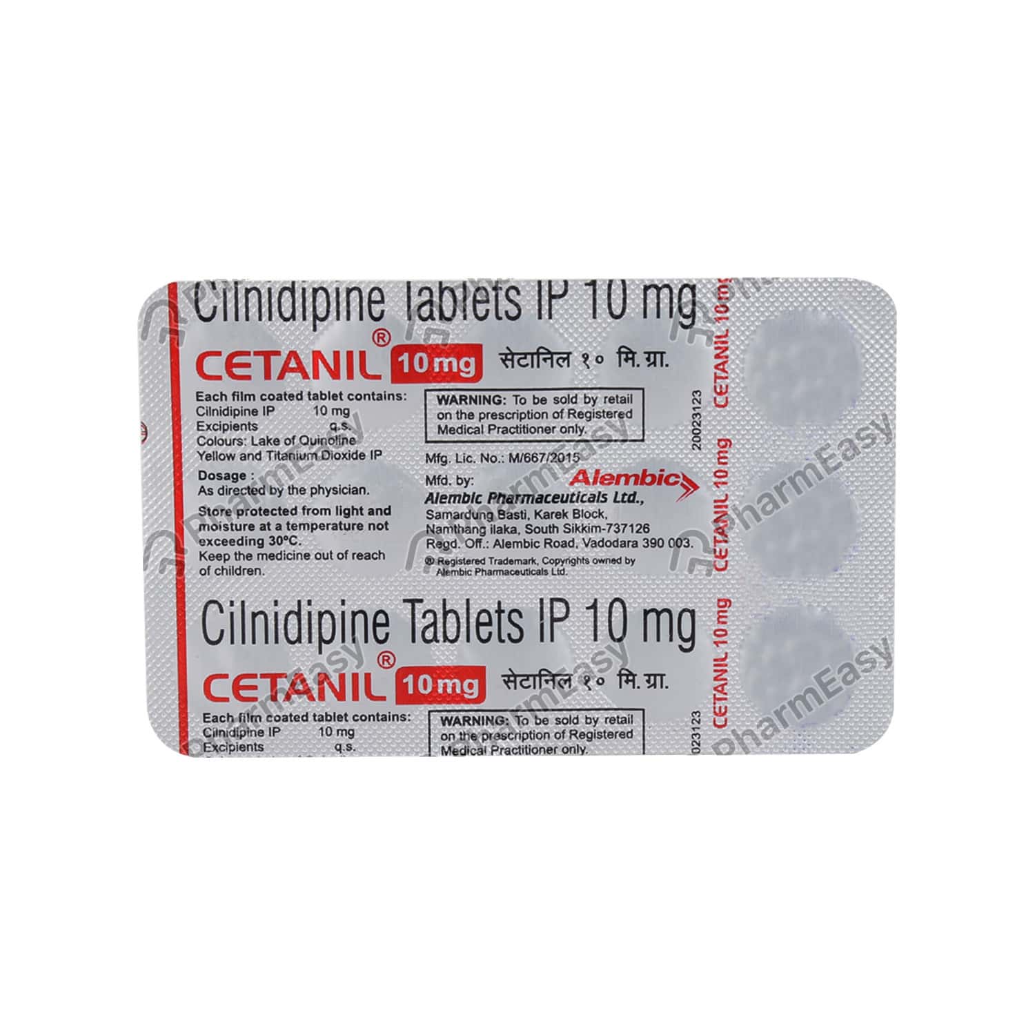 Buy Cetanil 10 MG Tablet (15) Online at Flat 18% OFF* | PharmEasy
