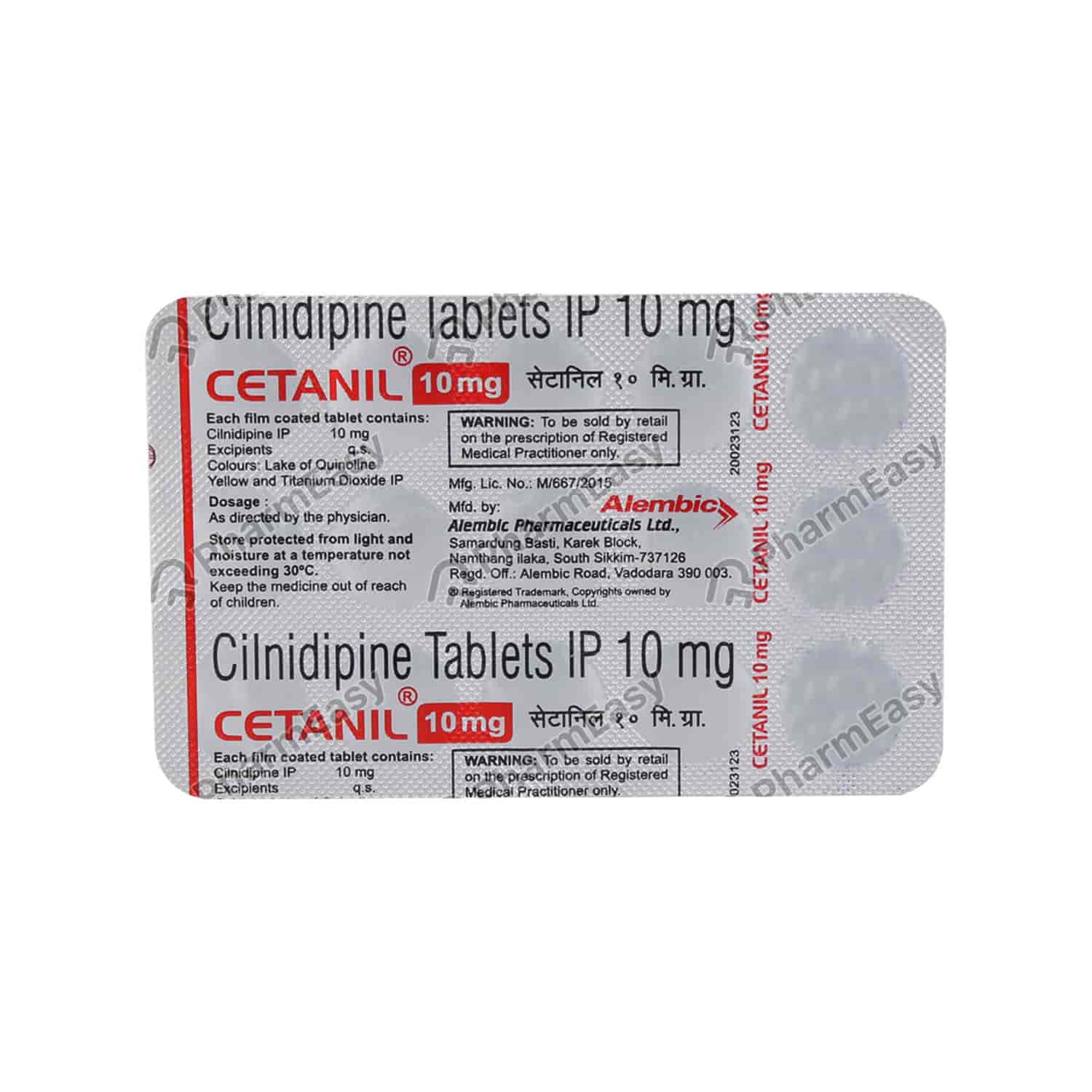 Buy Cetanil 10mg Tab 15'S Online at Flat 18% OFF* | PharmEasy