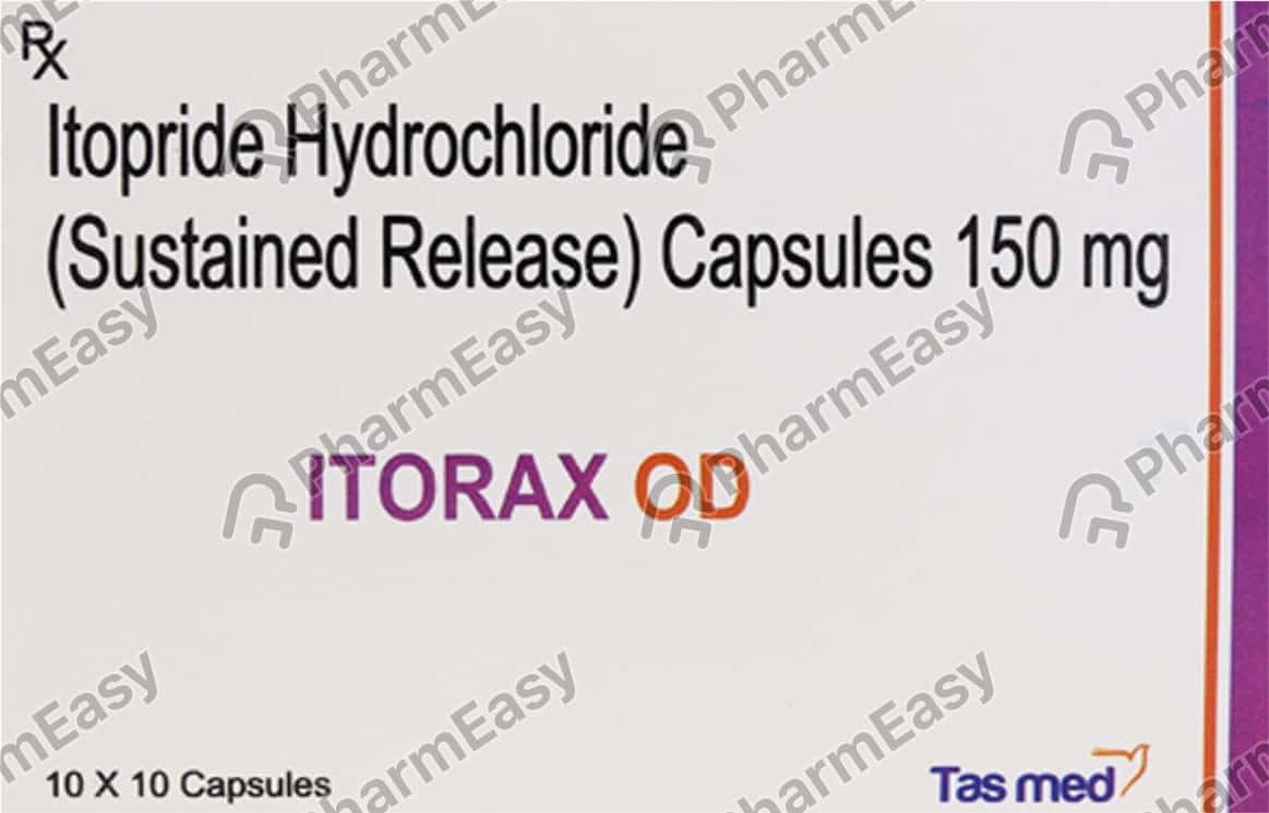Itorax Od 150 MG Capsule (10): Uses, Side Effects, Price & Dosage ...