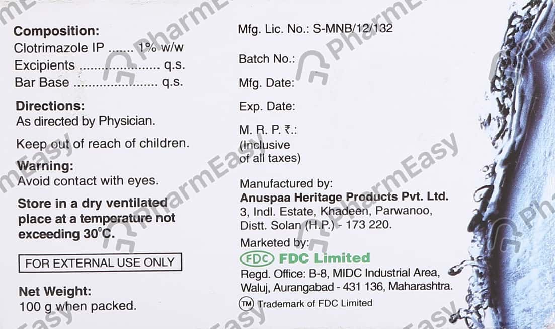 Zocon 1 %W/W Soap (100): Uses, Side Effects, Price & Dosage | PharmEasy