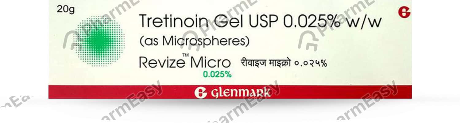 Revize Micro 0.025 %W/W Gel (20): Uses, Side Effects, Price & Dosage ...