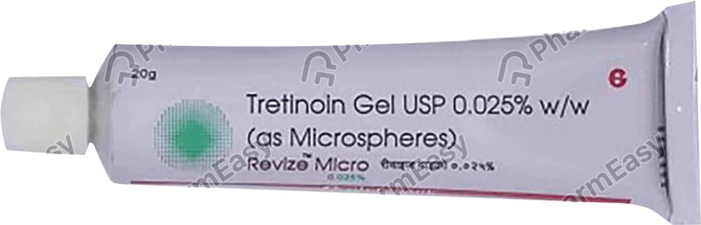Revize Micro 0.025 % Gel (20): Uses, Side Effects, Price, Dosage ...