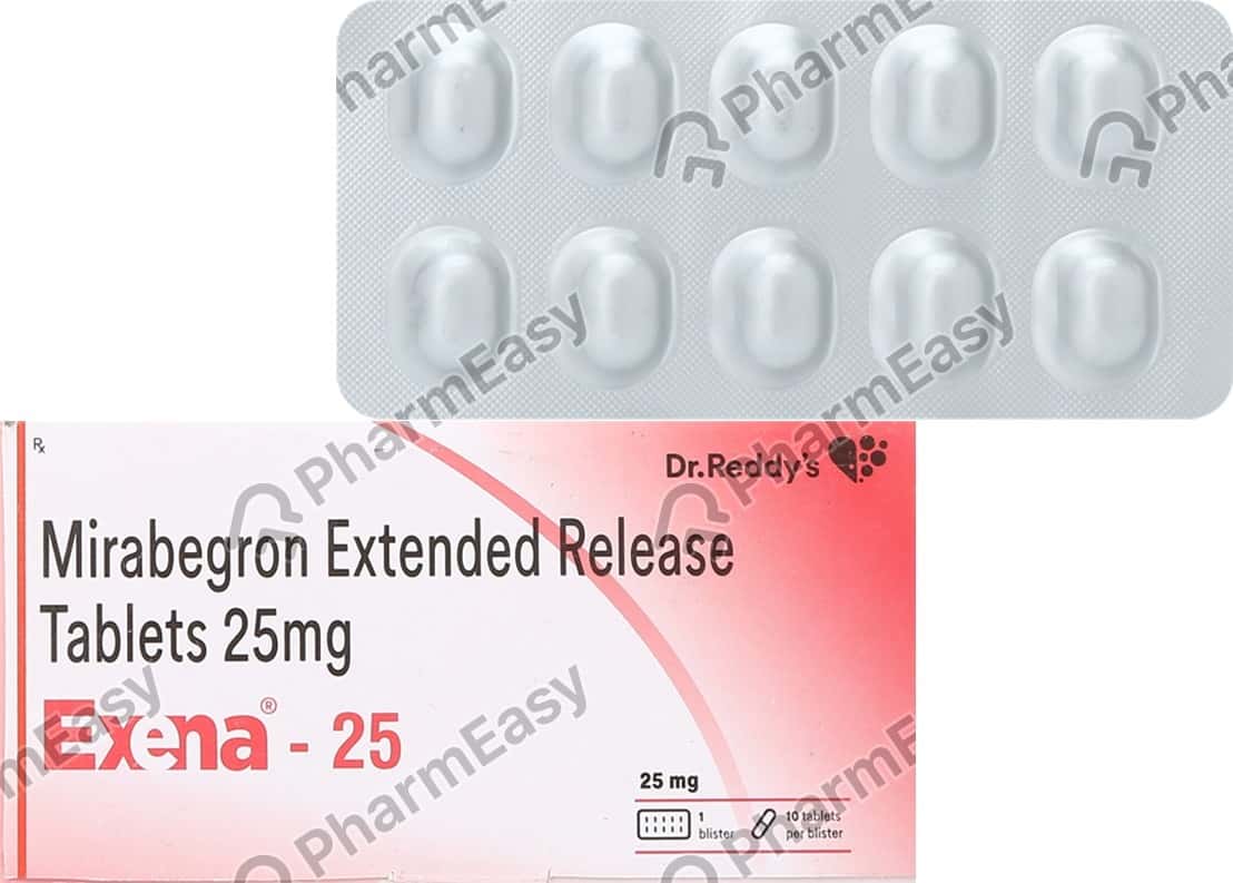 Exena 25 MG Tablet (10): Uses, Side Effects, Price & Dosage | PharmEasy