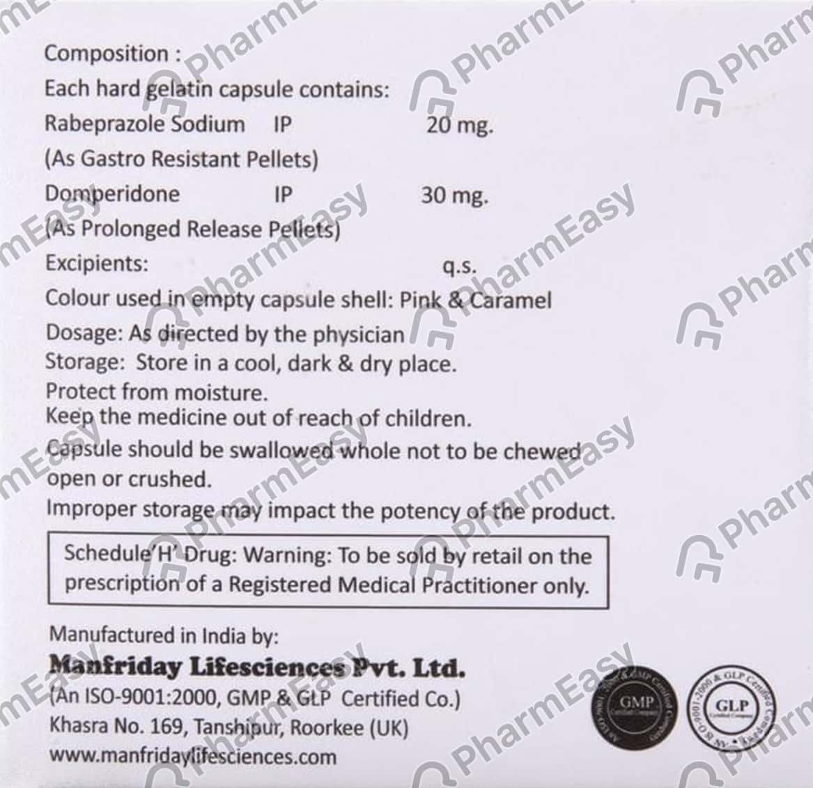 Ph Perfect Dsr Strip Of 10 Capsules: Uses, Side Effects, Price & Dosage ...