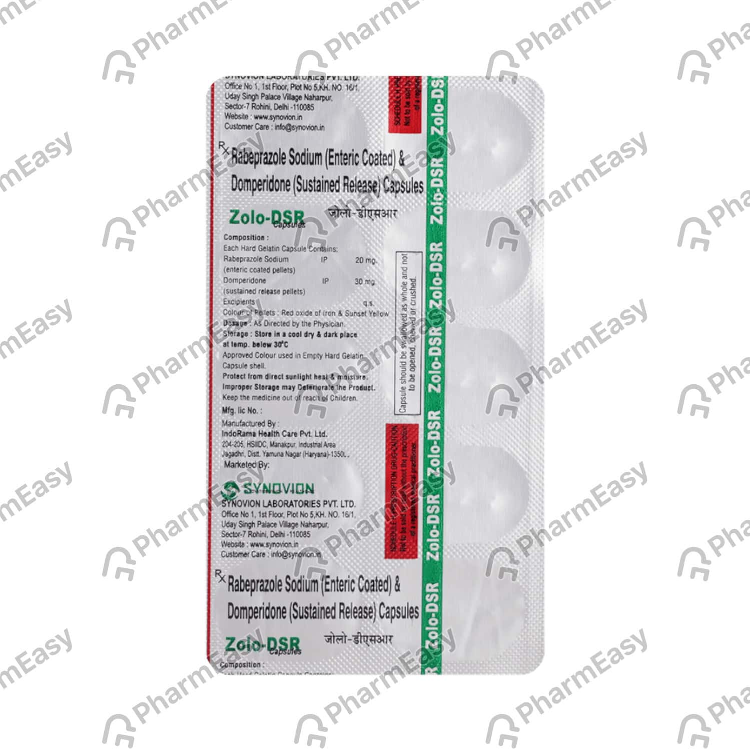 Zolo Dsr Strip Of 10 Capsules: Uses, Side Effects, Price & Dosage ...