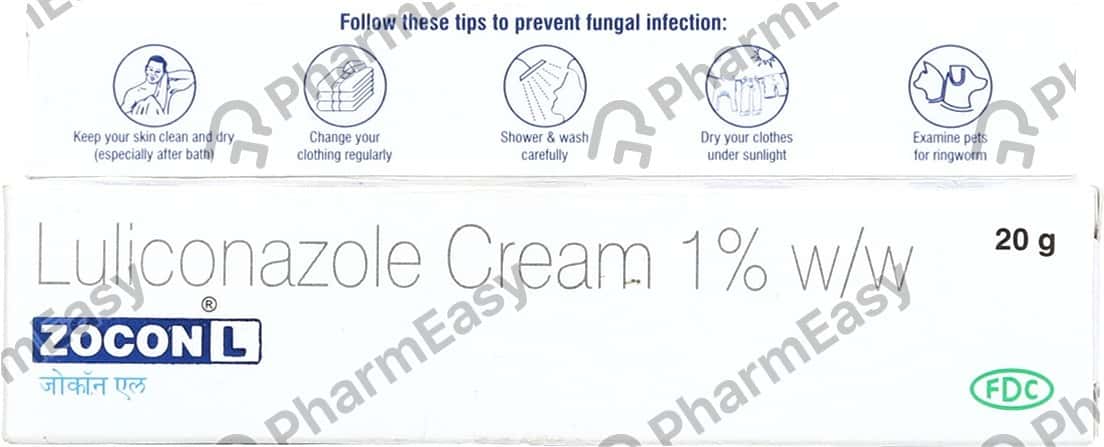Zocon L 1 %W/W Cream (20): Uses, Side Effects, Price, Dosage ...