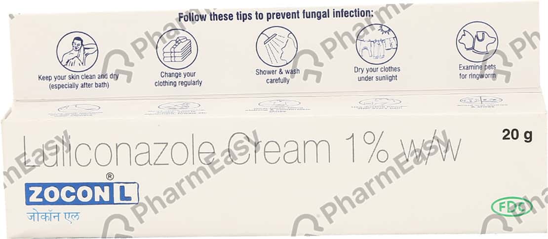Zocon L 1 %W/W Cream (20): Uses, Side Effects, Price & Dosage | PharmEasy