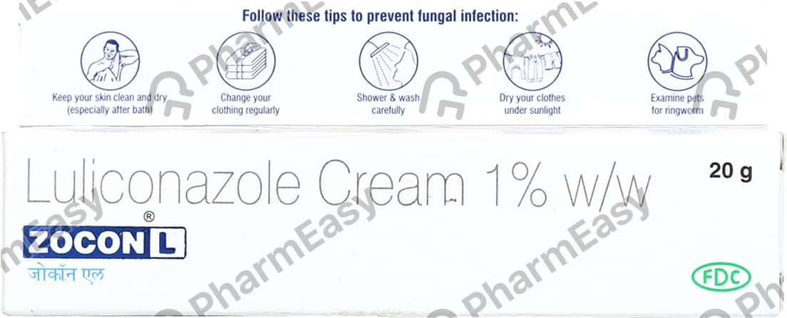 Zocon L 1 %W/W Cream (20): Uses, Side Effects, Price & Dosage | PharmEasy
