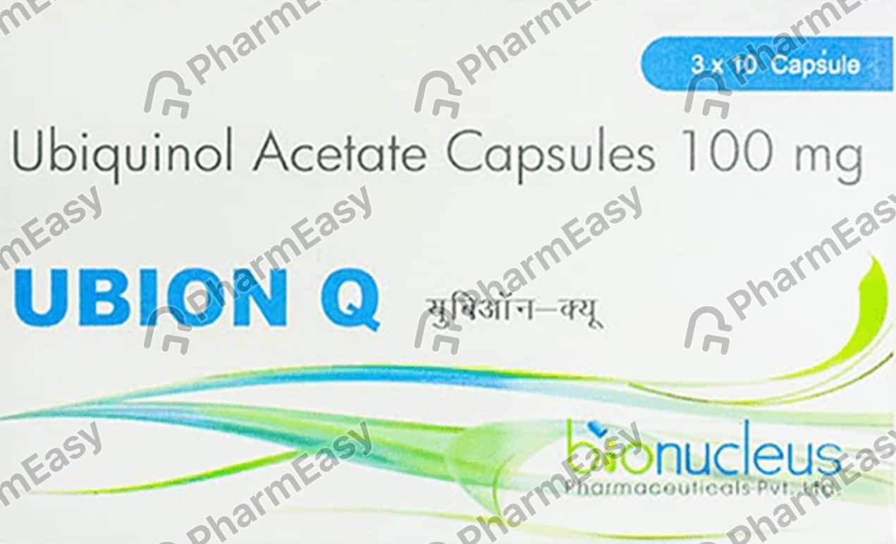Buy Ubion Q 100 MG Capsule (10) Online at Flat 15% OFF | PharmEasy