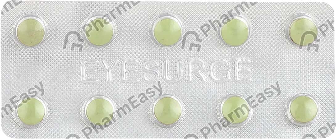 Buy Eyesurge Strip Of 10 Tablets Online at Flat 15% OFF | PharmEasy