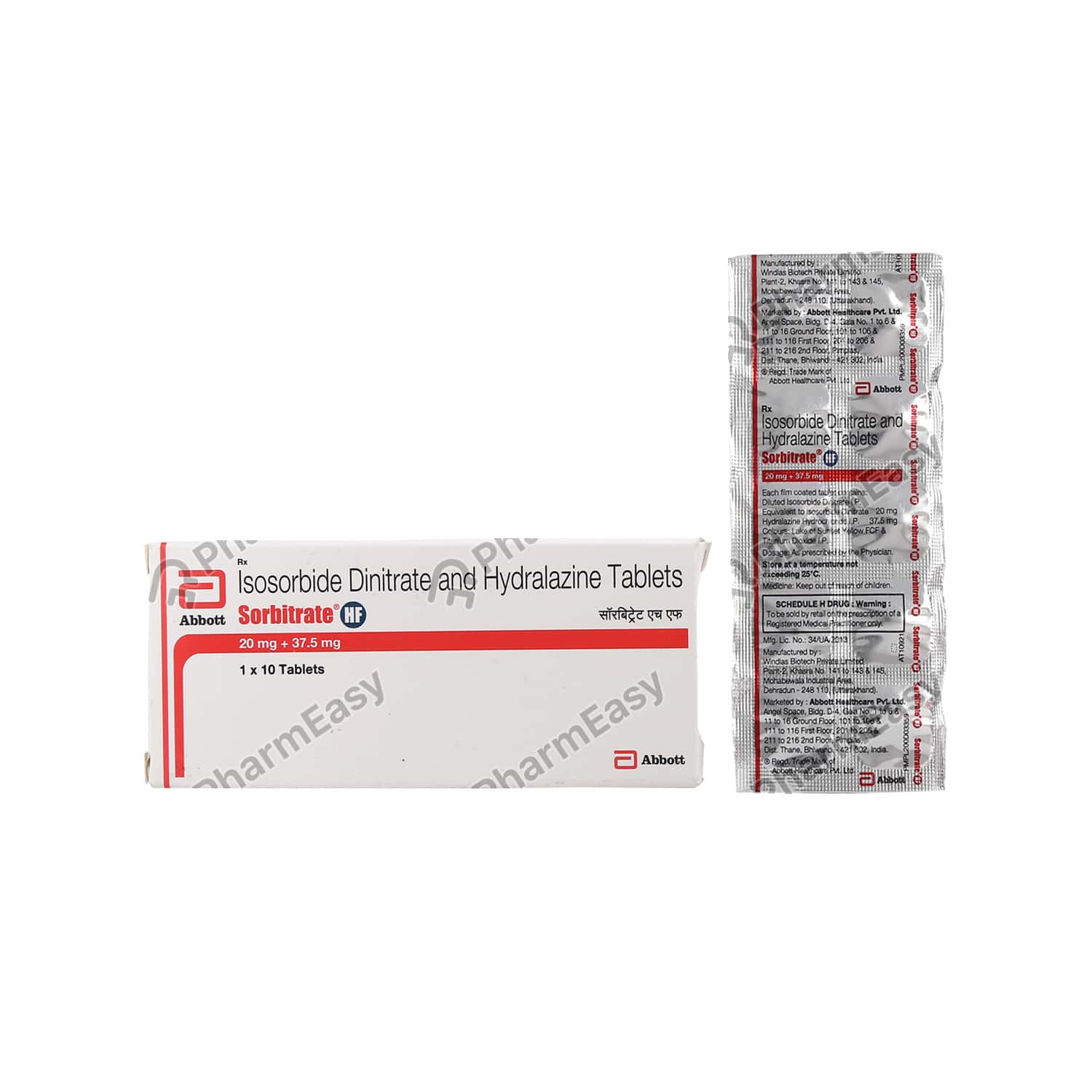 Buy Sorbitrate Hf Strip Of 10 Tablets Online at Flat 15% OFF | PharmEasy