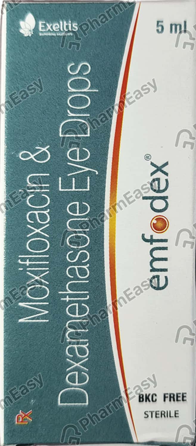 Emfodex Eye Drop 5ml: Uses, Side Effects, Price & Dosage | PharmEasy