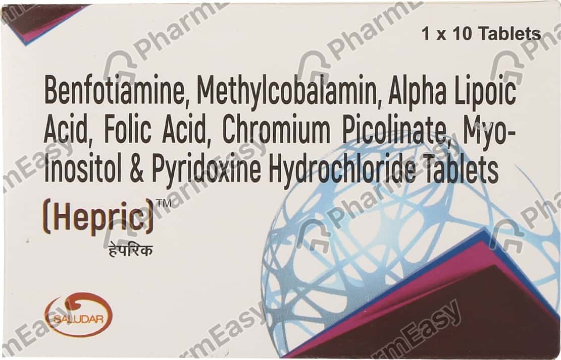 Buy Hepric Strip Of 10 Tablets Online at Flat 15% OFF | PharmEasy